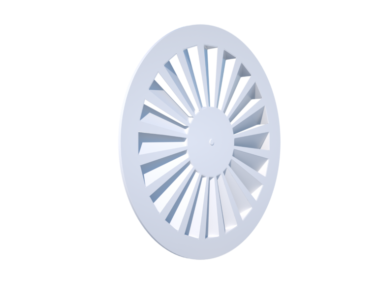 CFP-Ceiling Fixed Pattern Radial Swirl Diffuser - Holyoake by Price