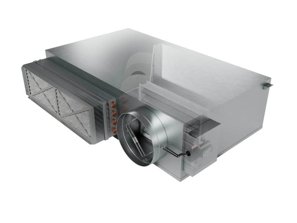 HFCP Fan Assisted VAV Terminal - Parallel - Holyoake by Price