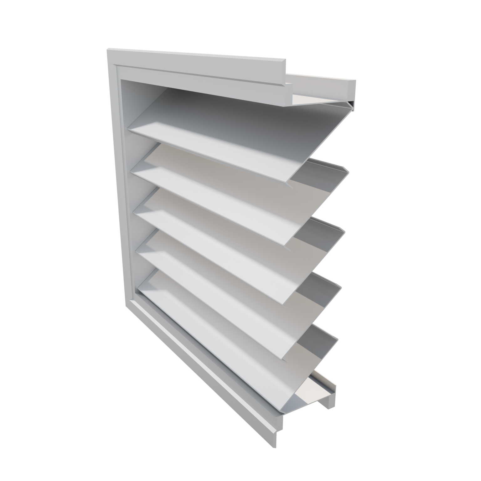 OHL-124 Horizontal Weather Louver - Straight Profile Blade - Holyoake ...